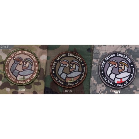 Msm Pork Eating Crusader Velcro Patch Perunika Msm Pork Eating Crusader Velcro Patch Perunika