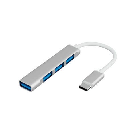 Usb разветвитель Red Line Хаб Type C 4 порта цвет серый купить на Ozon по низкой цене 1845634371
