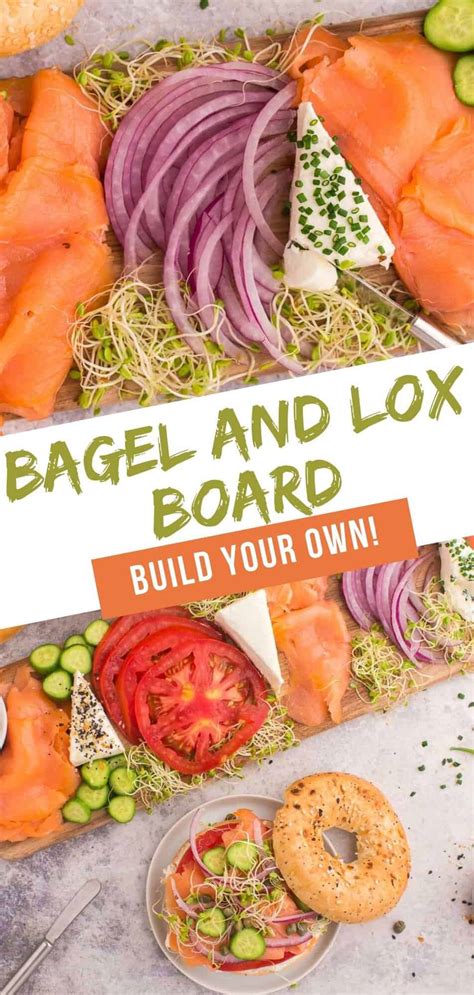 Bagel And Lox Board