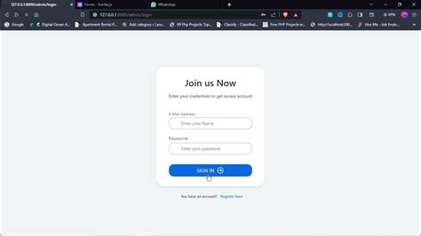 6 Admin Login And Make Auth Guard In Laravel And Vuejs Project Using Inertiajs Youtube
