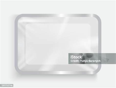 식품용 플라스틱 필름이 있는 흰색 플라스틱 용기 3d 빈 패키지 음식기판 3d 스캔에 대한 스톡 벡터 아트 및 기타 이미지 3d 스캔 3d 안경 3차원 인쇄 Istock