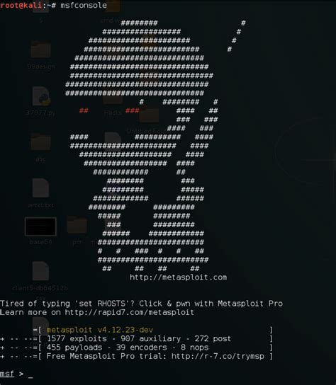 Exploits Which Use Meterpreter Shell In Kali Linux
