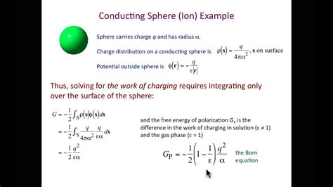 Compchem0604 Solvation Models Continuum Implicit Solvent Electrostatics Youtube