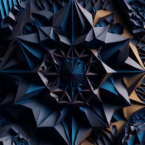 Premium Photo Geometric Abstract Ornate Wallpaper Symmetrical Background