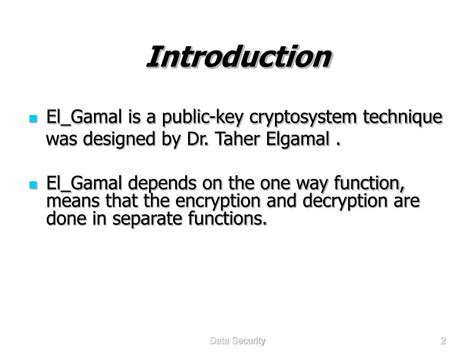 Ppt Elgamal Cryptography Powerpoint Presentation Free Download Id