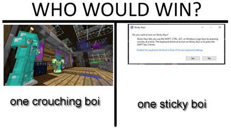 Who Would Win Crouching Boi Meme