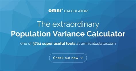 Population Variance Calculator