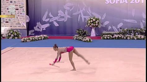 Катрин Тасева бухалки Световна купа по художествена гимнастика София 2015 Youtube