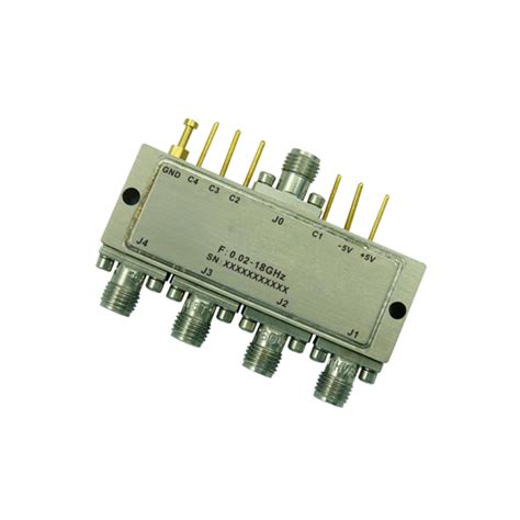 Absorptive Coaxial Sp4t Switch From 0 02ghz To 18ghz Osa0400021800e