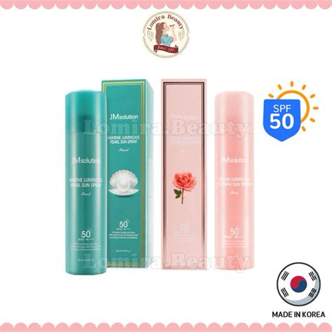 Jm Solution Pearl Sun Spray Spf50 Pa 180ml ｜ Jm Solution Flower