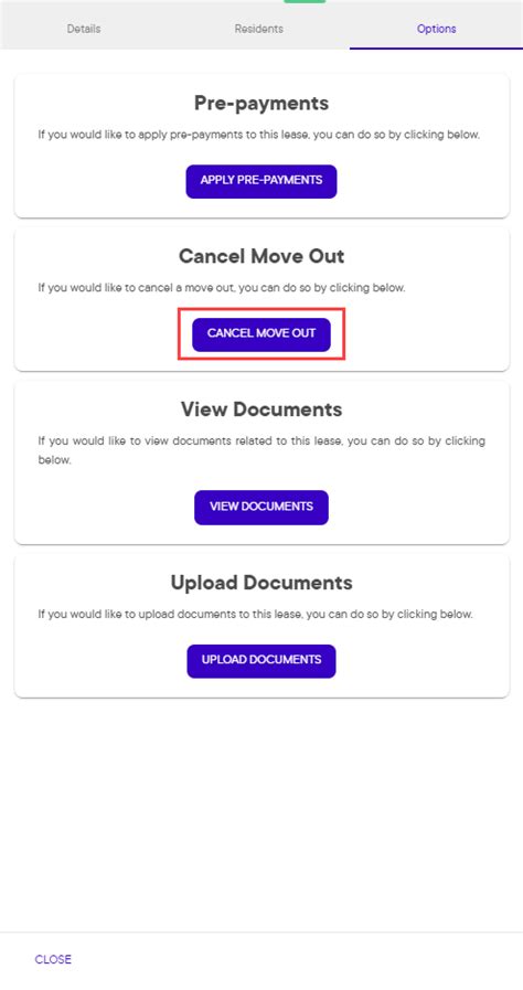 Cancelling A Move Out Helpdocs