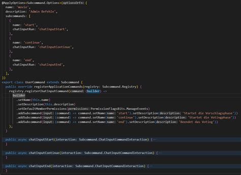Subcommand Wont Get Registered Sapphire Imagine A Framework