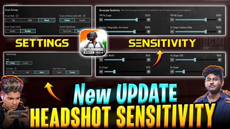 NEW BGMI Update SENSITIVITY Settings Code Battlegrounds Mobile India All Sensitivity Settings