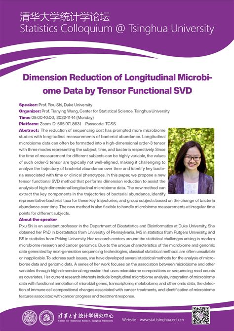 dimension reduction of longitudinal microbiome data by tensor