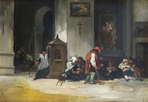 Eugenio Lucas Y Velázquez Interior Of A Church Mutualart