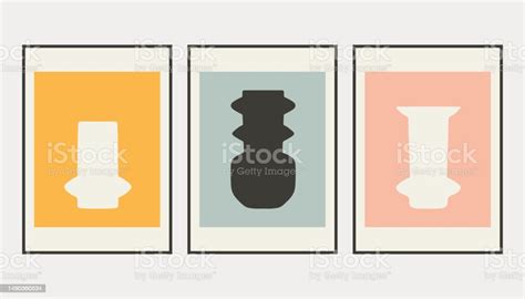 추상 미술 세트 미적 현대 미술 보호 장식 미니멀리스트 예술 포스터 엽서 장식용 컬렉션입니다 벡터 그림 0명에 대한 스톡 벡터 아트 및 기타 이미지 Istock