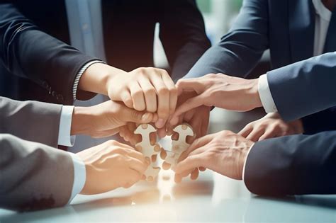 Premium Photo Teamwork For Innovation And Problemsolving