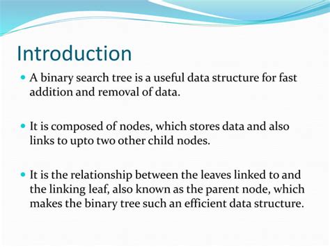 Binary Search Tree In Data Structures Ppt