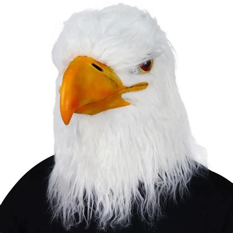 Máscara De águila Americana Máscara Blanca Para La Cara Cabeza Para