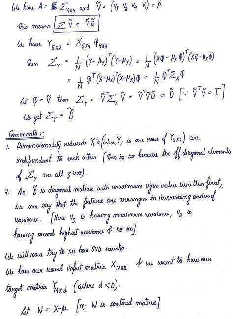Understanding Mathematics Behind Unsupervised Linear Dimensionality