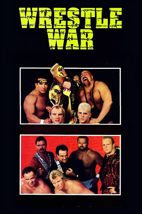 Wcw Wrestle War Wargames 1992 The Poster Database Tpdb
