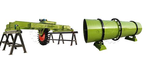 Large Scale Composting Equipment Fertilizer Production Line