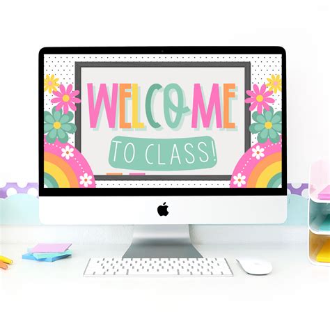 Fun And Bright Daily Classroom Slides Templates