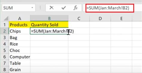 2 Easy Ways To Sum Multiple Worksheets In Excel Exceltutorial