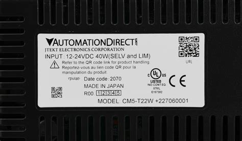 C More Hmi 21 5in Color Tft Lcd Touch Screen Pn Cm5 T22w Automationdirect