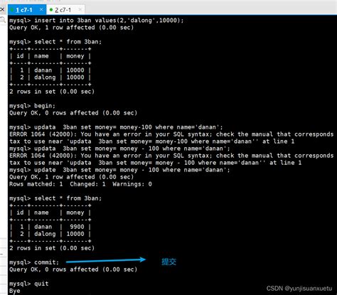 Mysql事务 Csdn博客