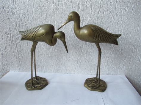 2 Large Brass Birds Brass Catawiki