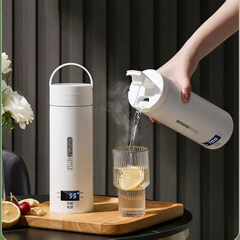 Amazon 電気ポット 電気ケトル ポータブル 小型 トラベルケトル 持ち運びやすい 大容量500ml 110v 3000w 急速加熱