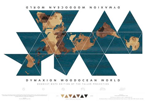 Buckminster Fullers Dymaxion World Map Redesigned