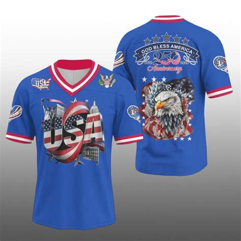 Usa God Bless America 250th Anniversary Jersey