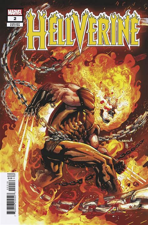 Hellverine 2 Cover D Incentive Sergio Davila Variant Cover Midtown