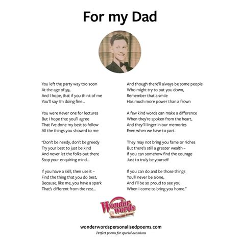 Funny Poems For Your Dad 23 Comforting Funeral Poems For Dad To