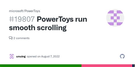 PowerToys Run Smooth Scrolling Issue Microsoft PowerToys GitHub