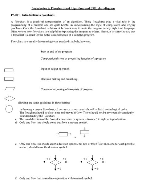 Lab 2 Introduction To Flowcharts And Algorithms Docslib
