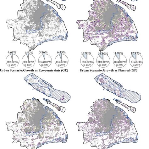Flood Exposure Of Existing Urban And Future Urban Growth Scenarios The Download Scientific