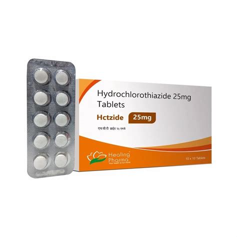 Hydrochlorothiazide 25 Mg Tablets At ₹ 100 Stripe