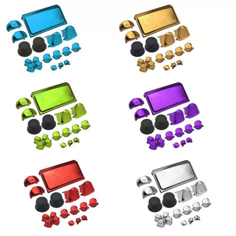 Full Set Button Replacement Kits Abxy Buttons For Ps4 Slim Controller Jdm 040 £6 71 Picclick Uk