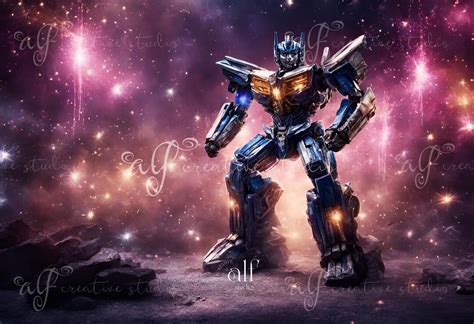 Transformers Digital Background Autobots Studio Decor Decepticons