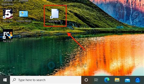 How To Lock Windows 10 Using A Desktop Shortcut