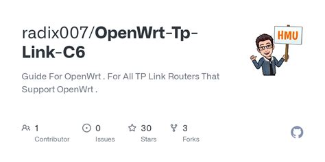 GitHub Radix007 OpenWrt Tp Link C6 Guide For OpenWrt For All TP Link Routers That Support