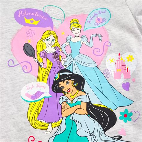 兒童卡通圖案短袖上衣四件組 Princess 1564302 Princess｜costco好市多必買推薦