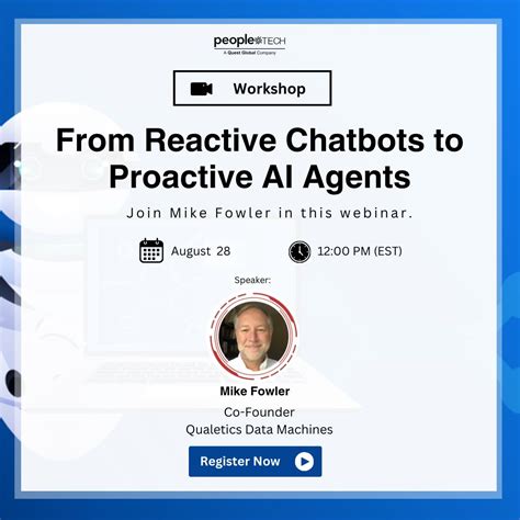 Virtual Workshop On Customer Engagement With Smart Ai Agents People Tech Group Inc Posted On