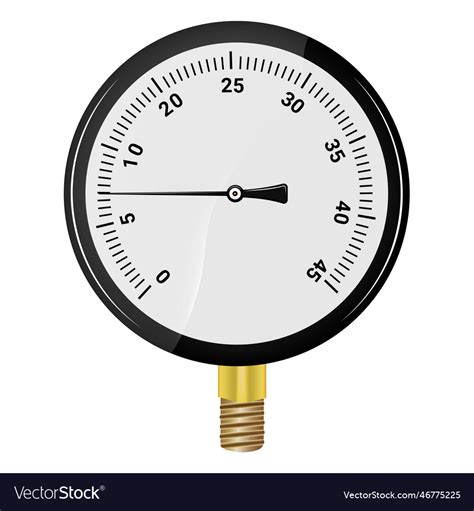 Pressure Gauge Image Royalty Free Vector Image
