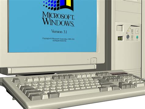 Vintage Pc Old Personal Computer 3d Model 37 Max Obj Fbx Free3d