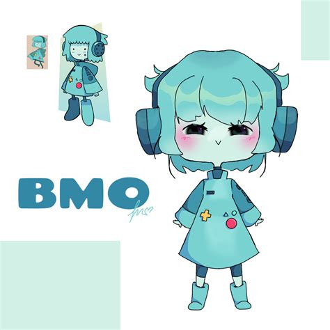 Fanart Of A Really Cute Bmo Design Made By Realdazzen On Twitter 🩵 Rbmo
