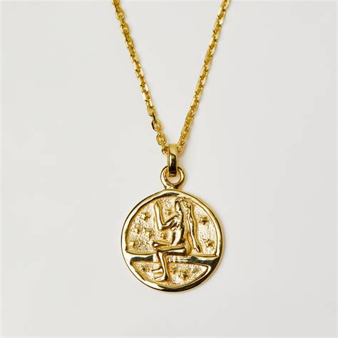 Zodiac Pendant Necklace Gold 60 Photos